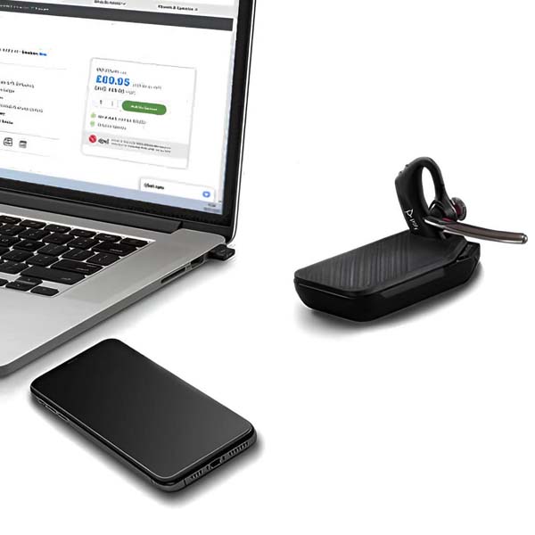 Plantronics | Poly Voyager 5200 UC Bluetooth Headset Refurbished ...